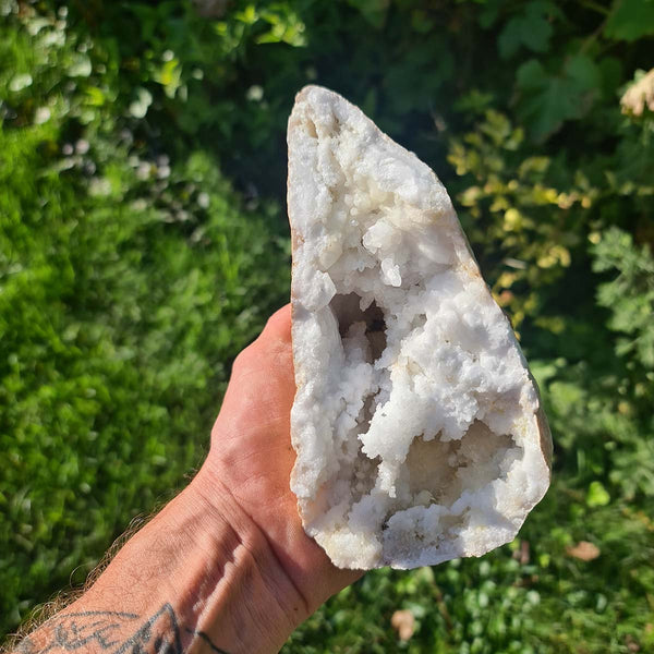 Quartz geode opened -XXL– lucky geode – stability and clarity – unique ...