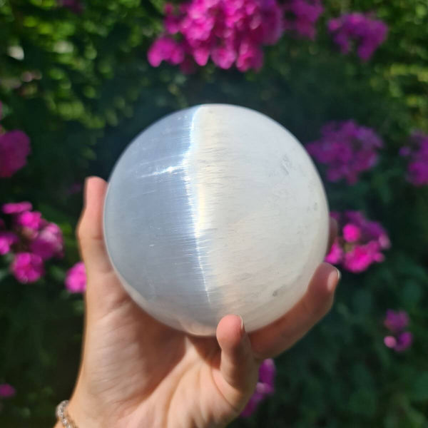 Selenit Kugel groß - 12cm