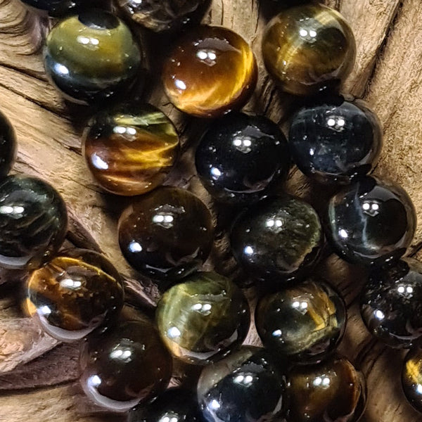 Tiger Hawkeye - Gemstone Strand for Jewelry Making - Steinwelten OG